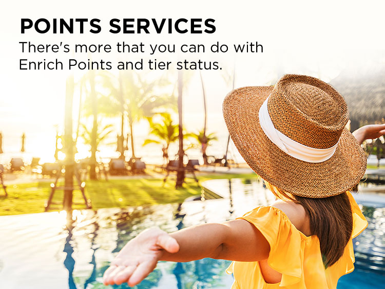 Enrich Points Services | Enrich by Malaysia Airlines